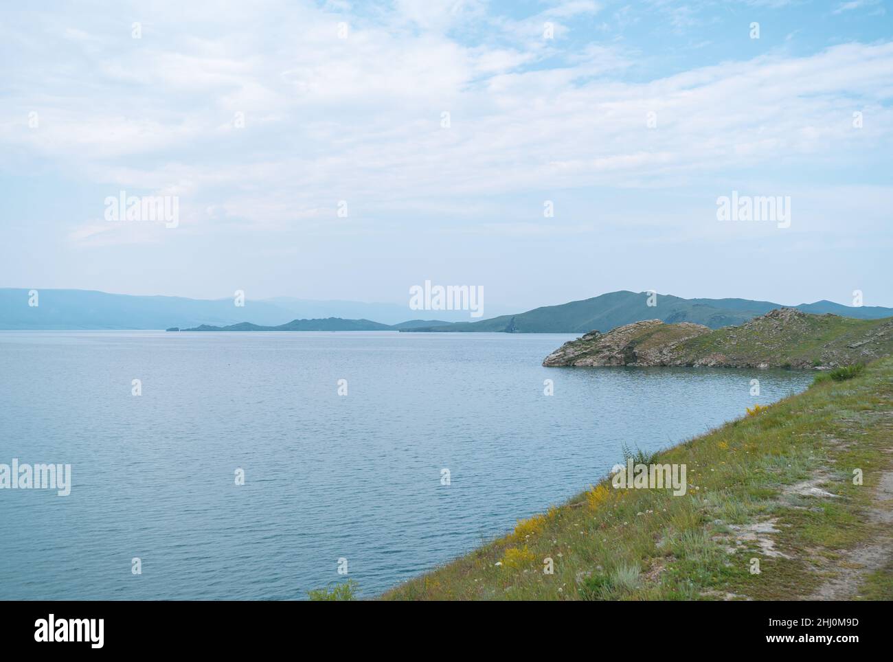 Lake Baikal is in a rift valley, created by the Baikal Rift Zone, where ...