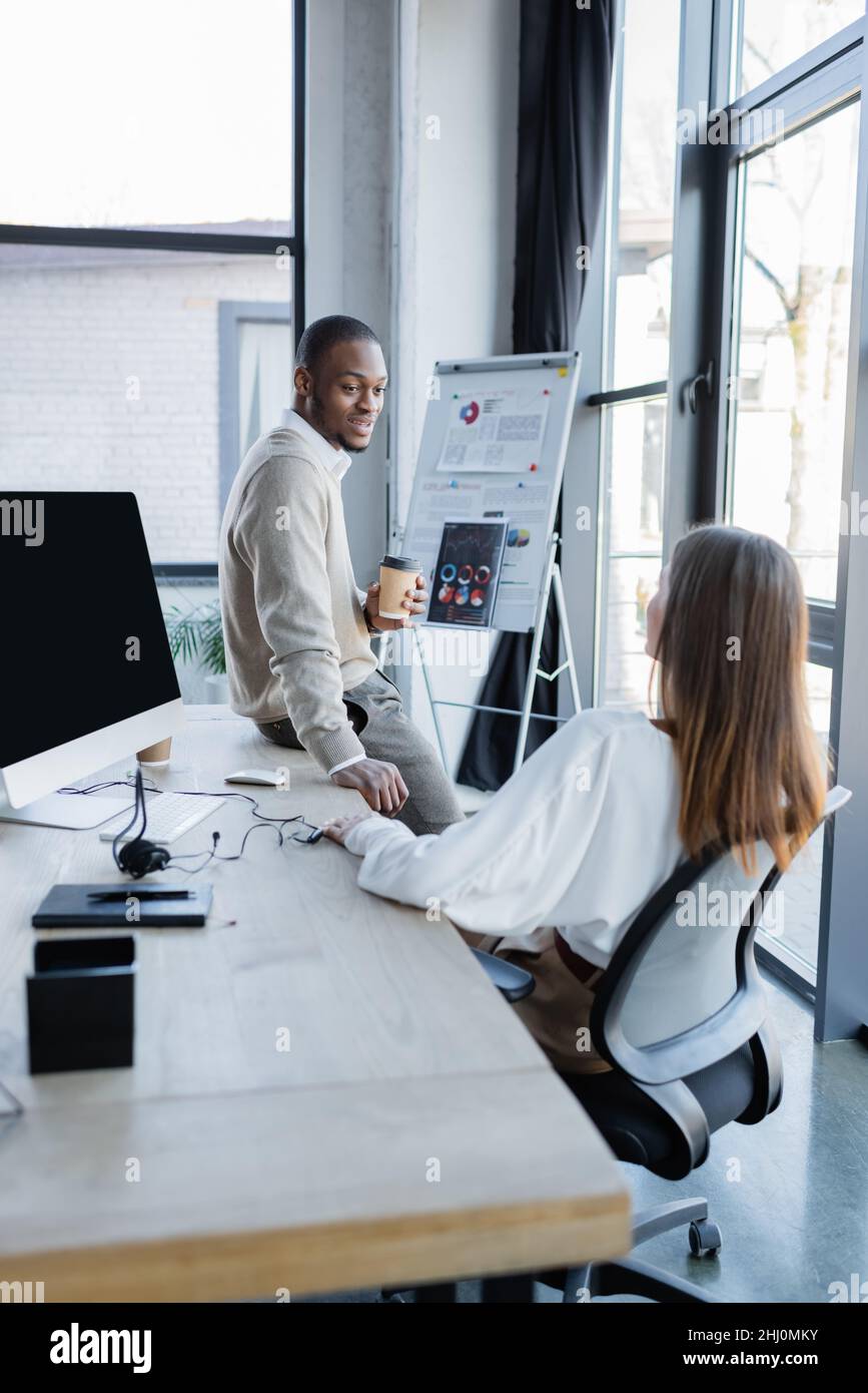 Woman speak chart hi-res stock photography and images - Alamy