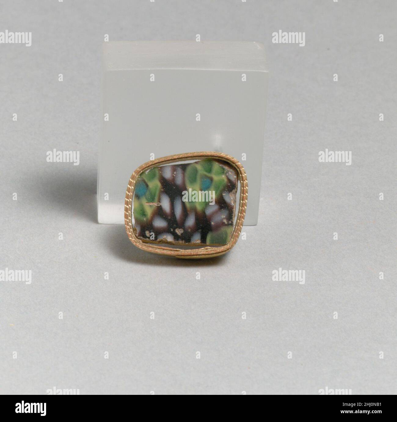 Glass mosaic inlay fragment late 1st century B.C.–early 1st century A.D ...