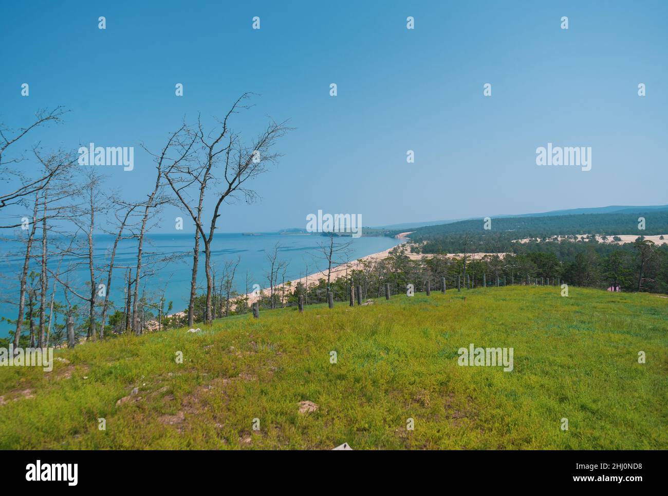 Lake Baikal is in a rift valley, created by the Baikal Rift Zone, where ...