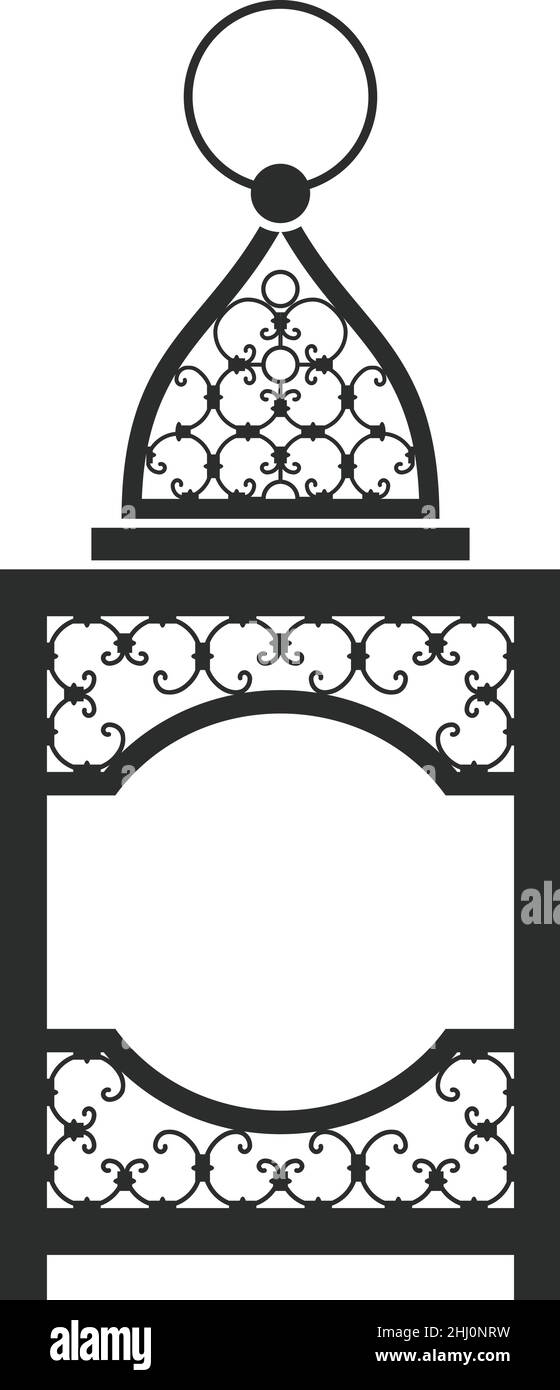 Lantern pattern icon lamp Cut Out Stock Images & Pictures - Alamy