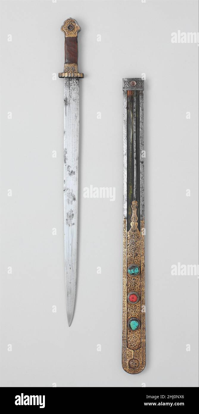Short Sword and Scabbard 18th–19th century Tibetan. Short Sword and ...