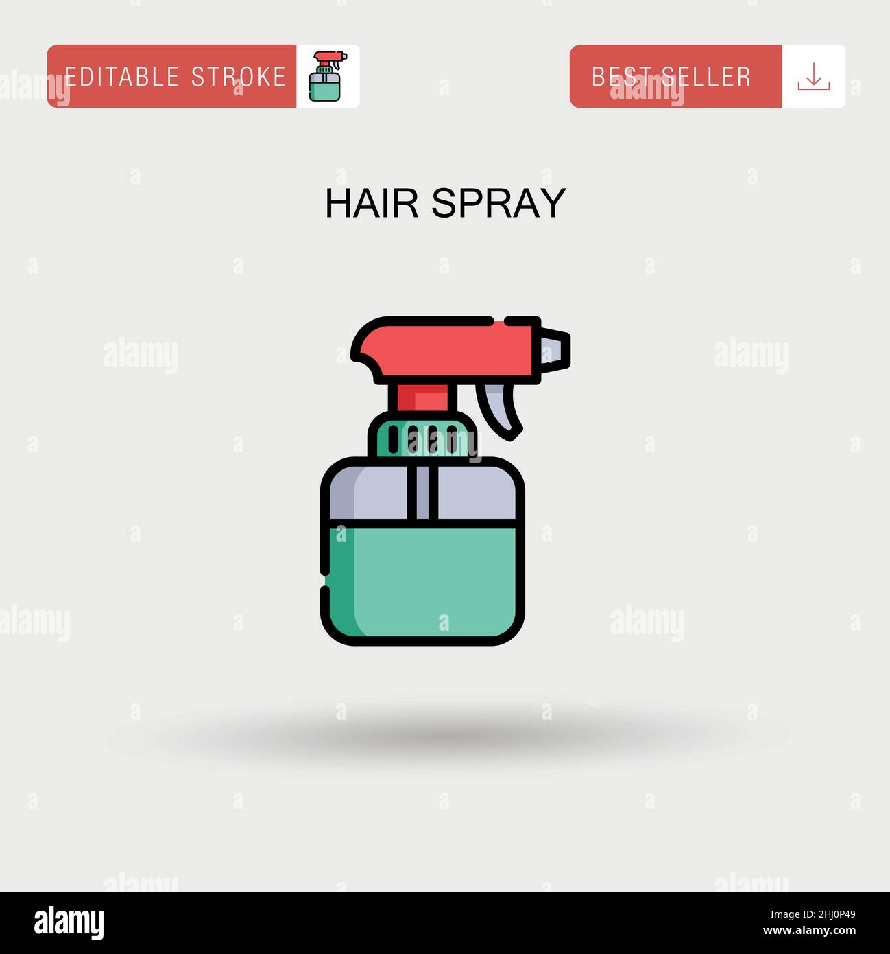 Female hairdresser using hair spray hi-res stock photography and images ...