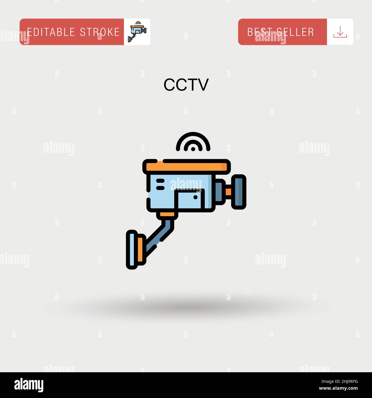 Cctv Simple vector icon Stock Vector Image & Art - Alamy