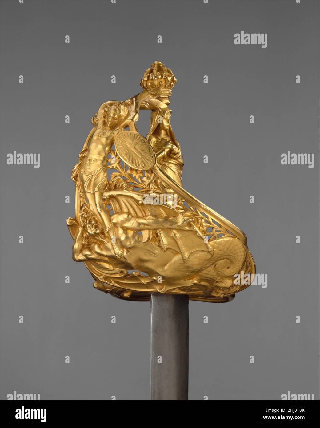 Sword Hilt 1881–82 Designed and modeled by Albert-Ernest Carrier ...