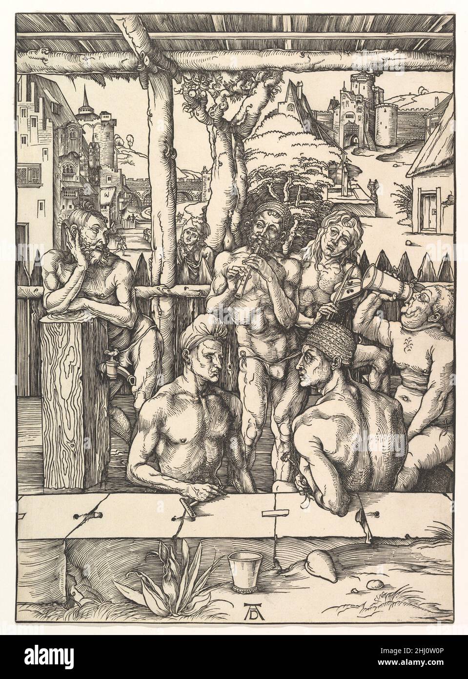 German bath house hi-res stock photography and images - Alamy