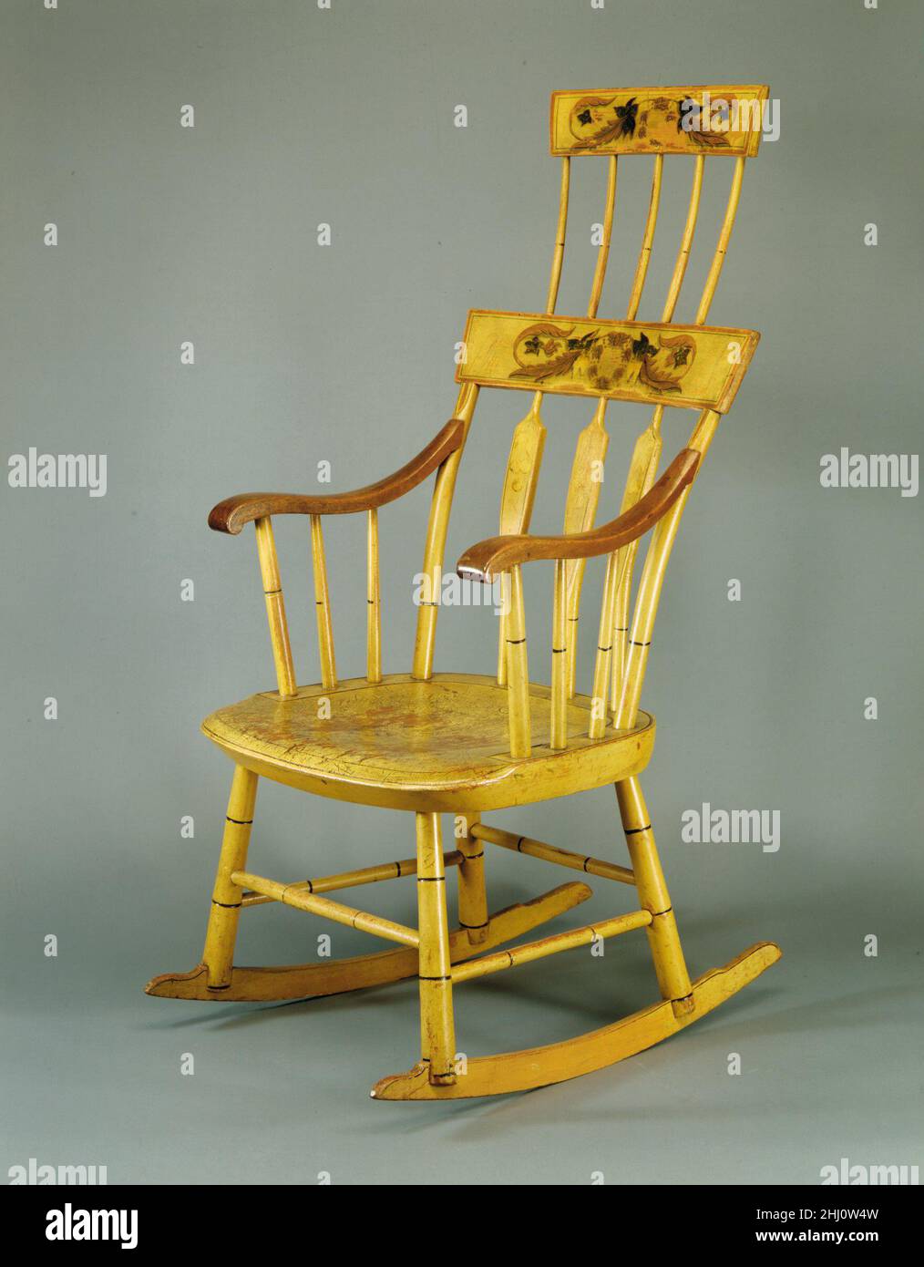 Rocking Chair ca. 1823 Hudson and Brooks. Rocking Chair 223 Stock Photo ...
