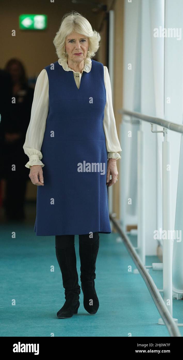 The Duchess of Cornwall during her visit where she opens the Marcela ...