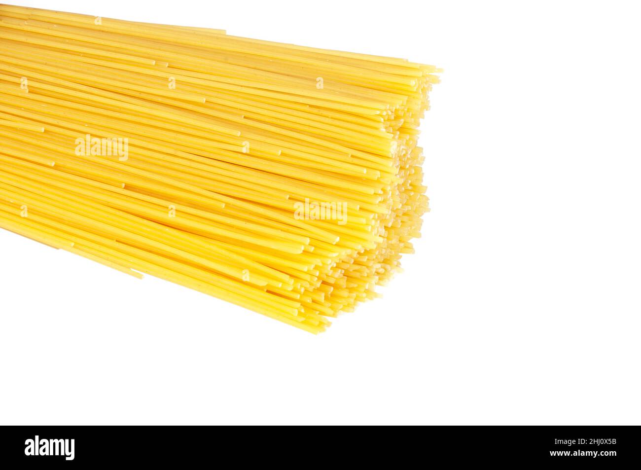Pasta spaghetti dry isolated on the white Stock Photo - Alamy