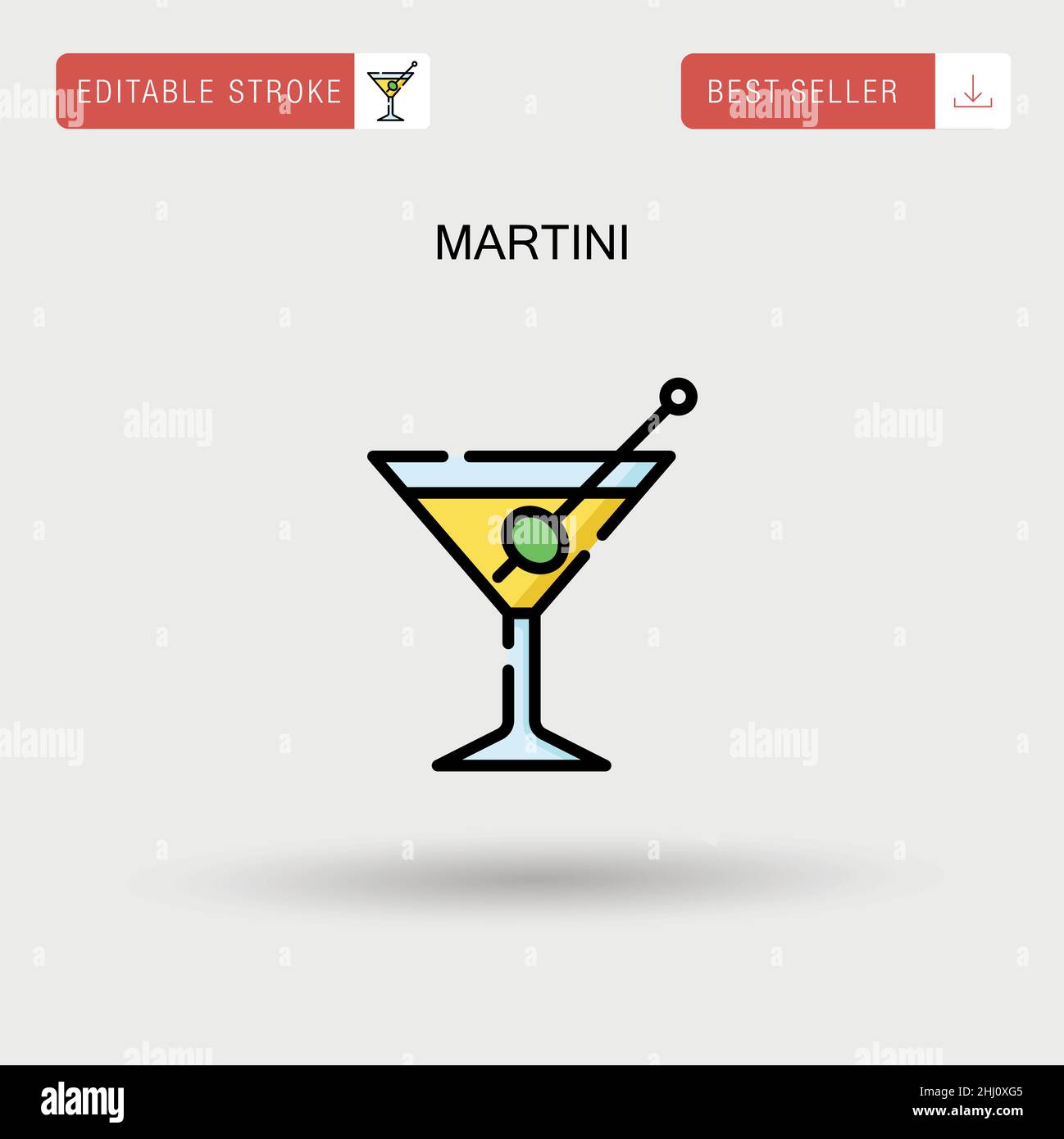 Martini drink background Stock Vector Images - Alamy