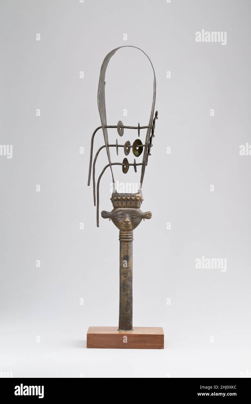 Sistrum of the Chantress Tapenu ca. 1186–600 BC New Kingdom–Late Period ...