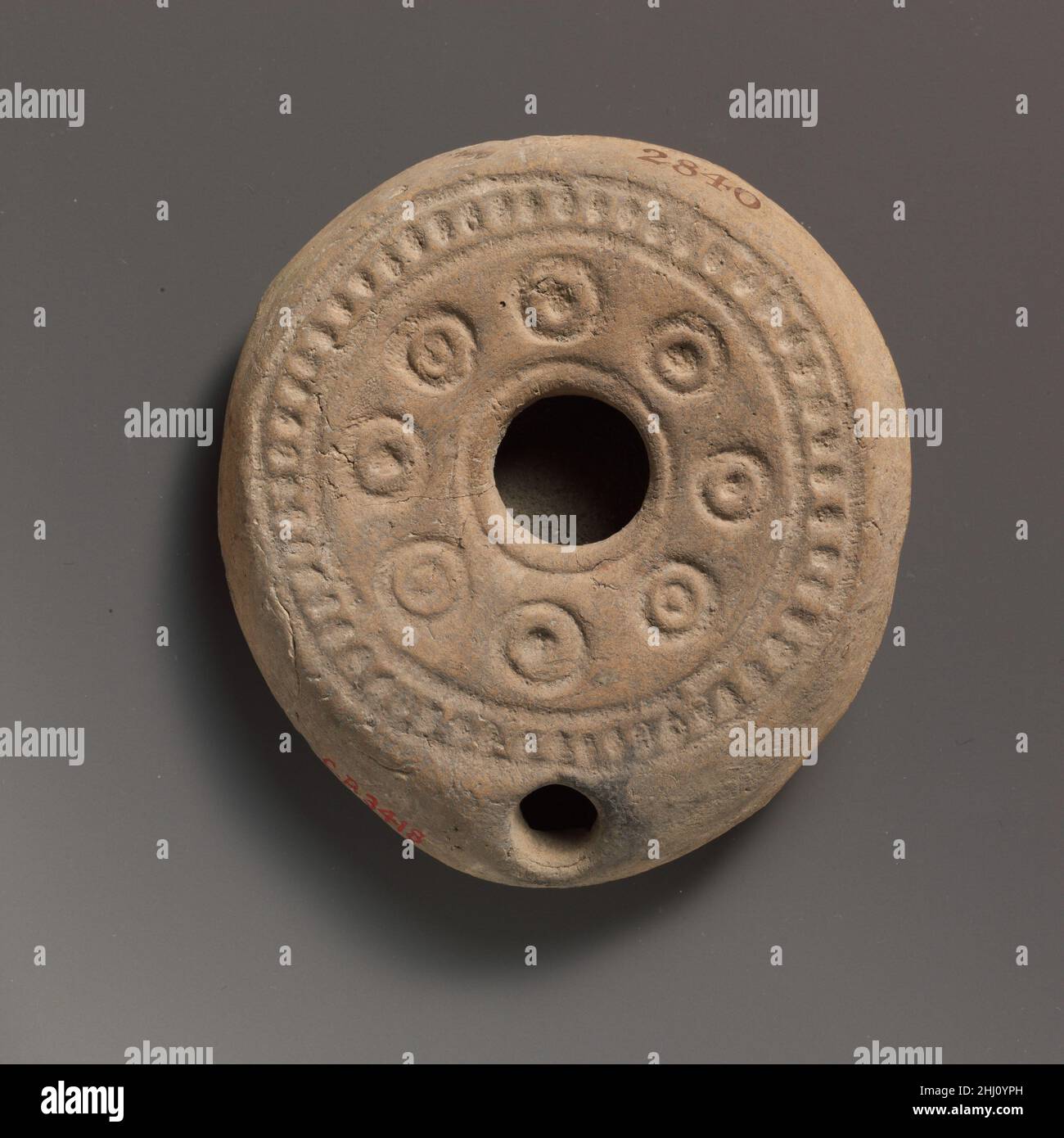 Terracotta oil lamp late 5th–6th century A.D. Roman Vessberg Type 20 ...