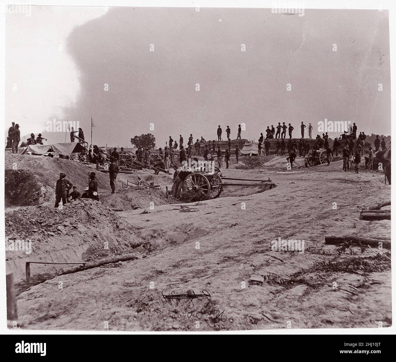 [Outer Confederate Line, Petersburg, Captured by 18th Corps, June 15 ...