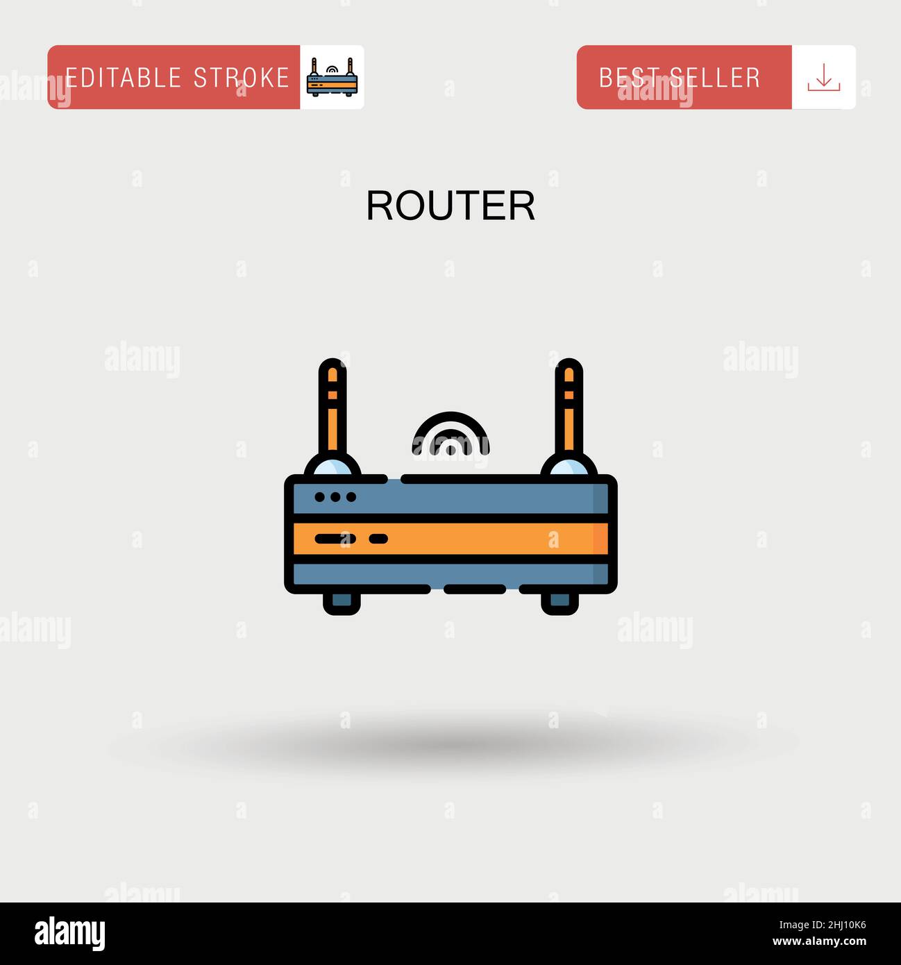 Computer network router switch Stock Vector Images - Alamy