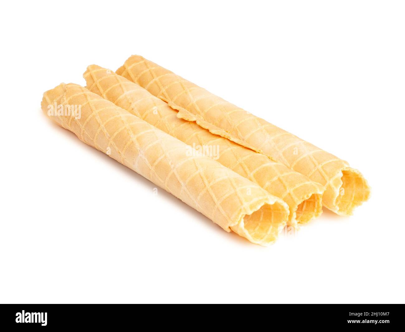Waffle rolls hi-res stock photography and images - Alamy