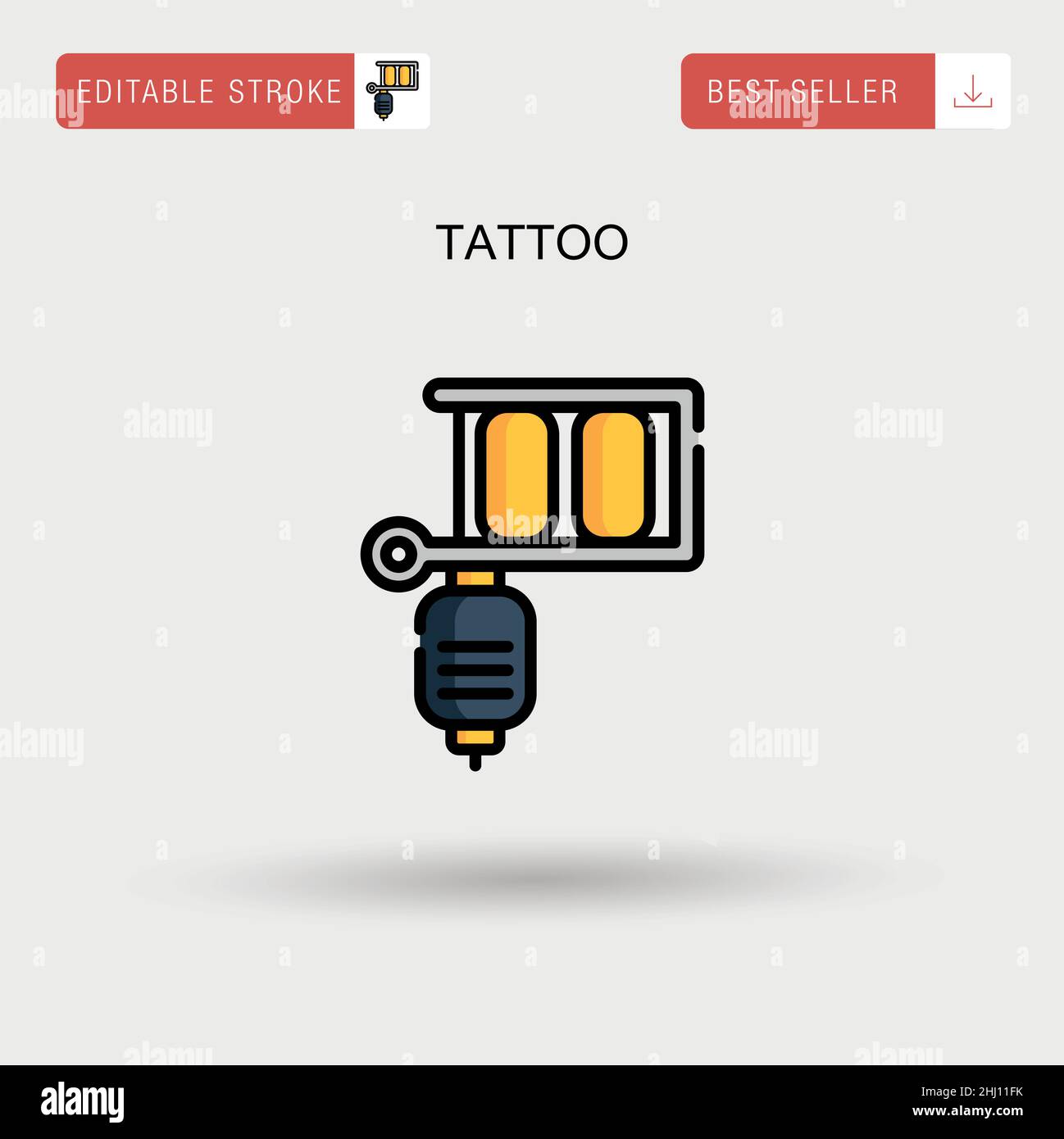 Skull old school tattoo Stock Vector Images - Alamy