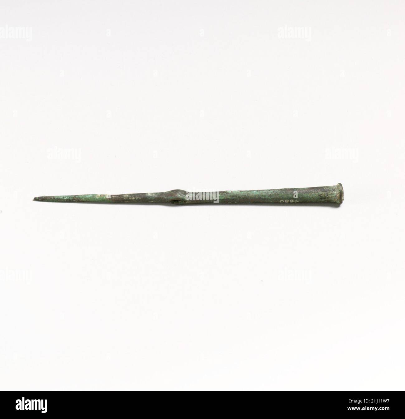 Bronze eyelet-type pin ca. 14th century B.C. Mycenaean "Eyelet" type ...