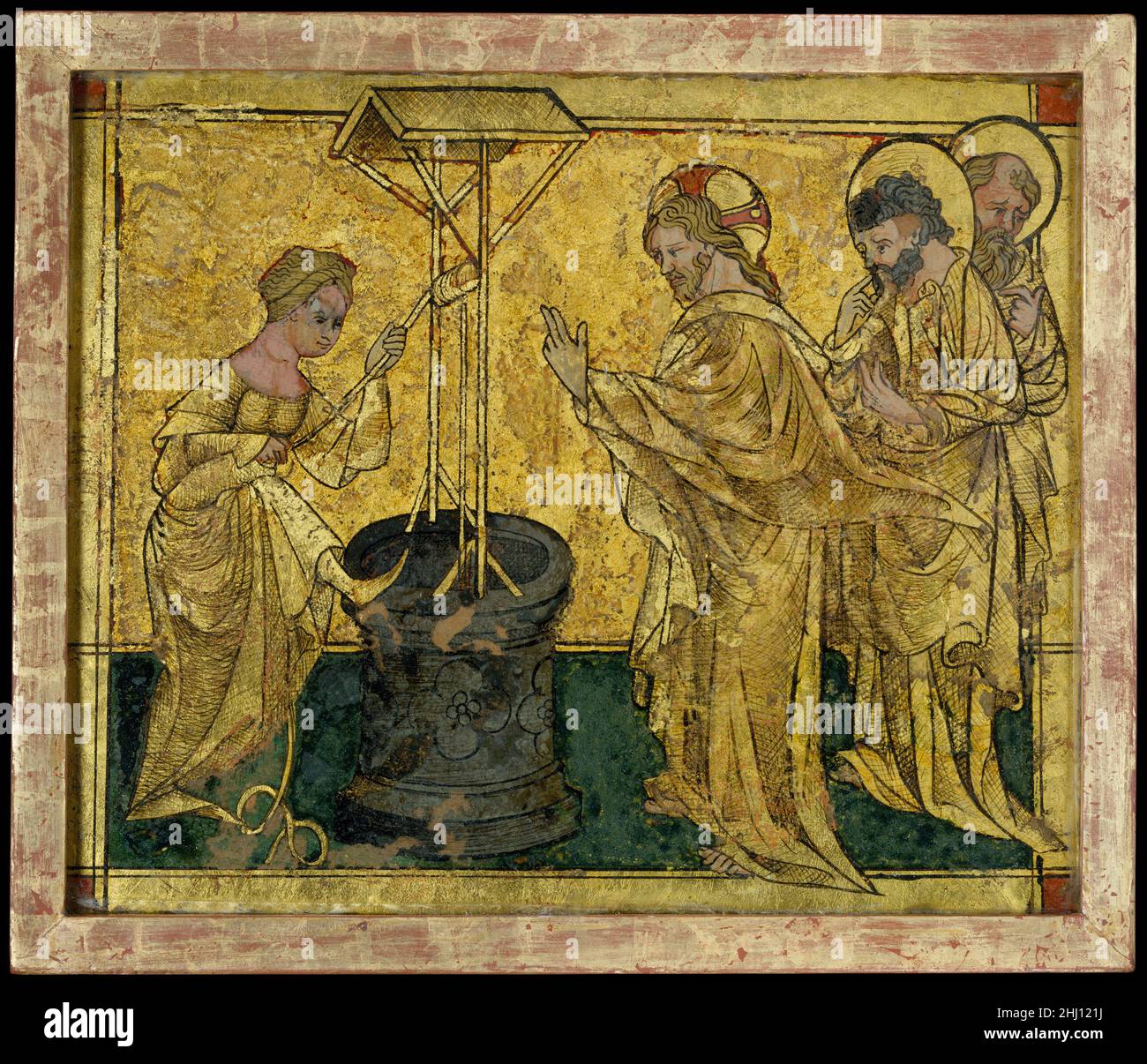 Jesus and the Samaritan Woman at the Well ca. 1420 Southwest German ...