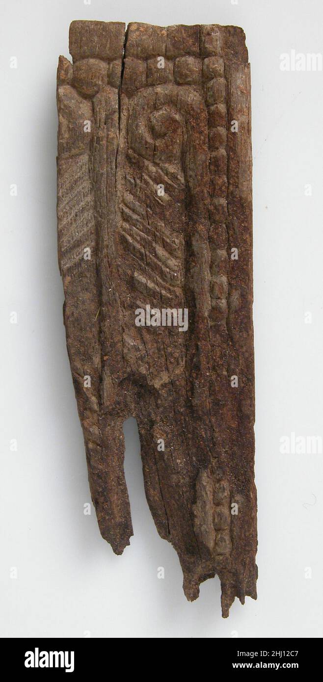 Wood Fragment 4th–7th century Coptic. Wood Fragment. Coptic. 4th–7th ...