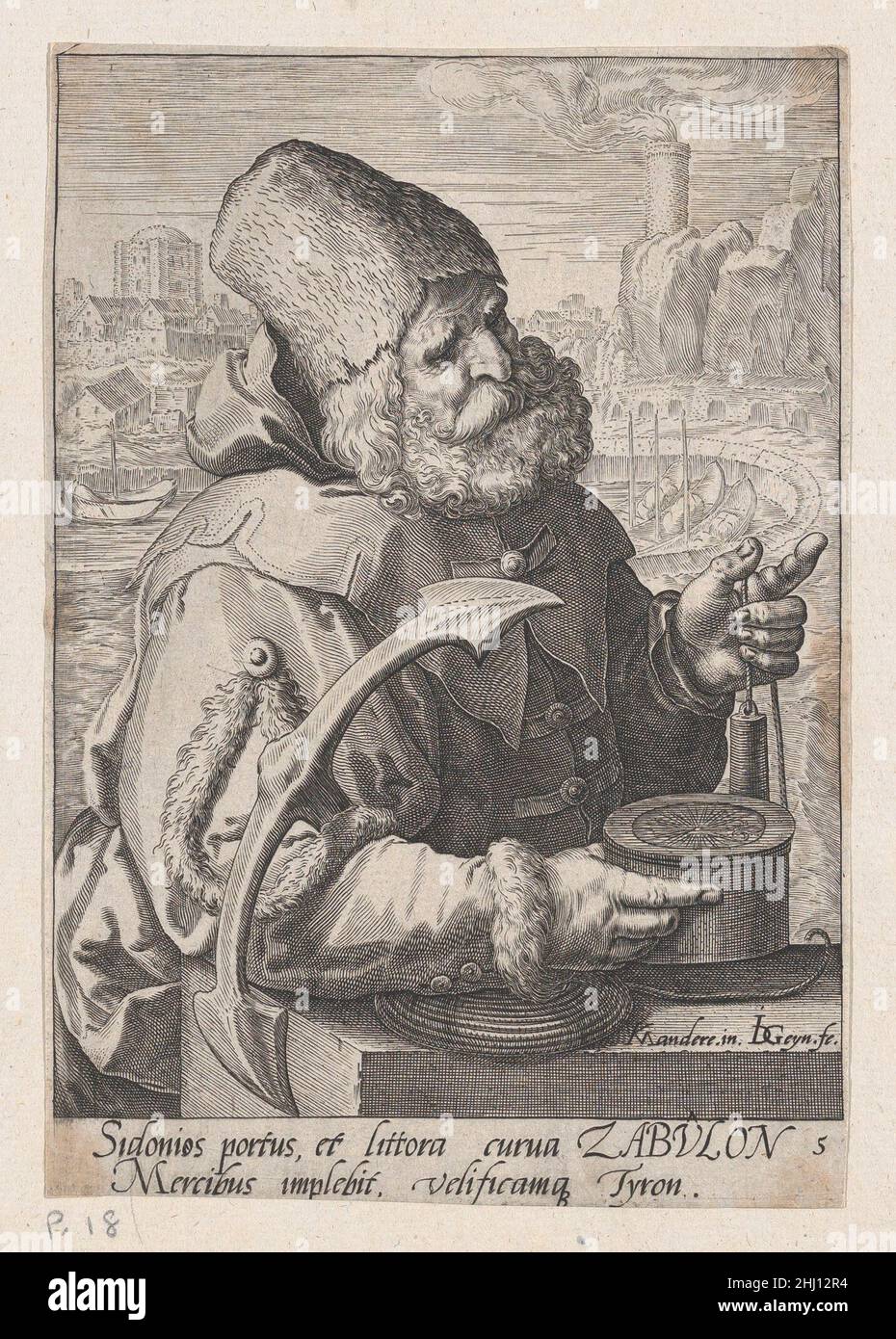 Zebulon, from The Twelve Sons of Jacob Jacques de Gheyn II ...