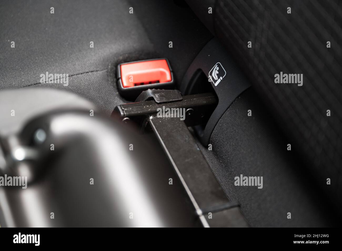 Installing ISOFIX Baby and Child Car Seat for safety and to comply with ...