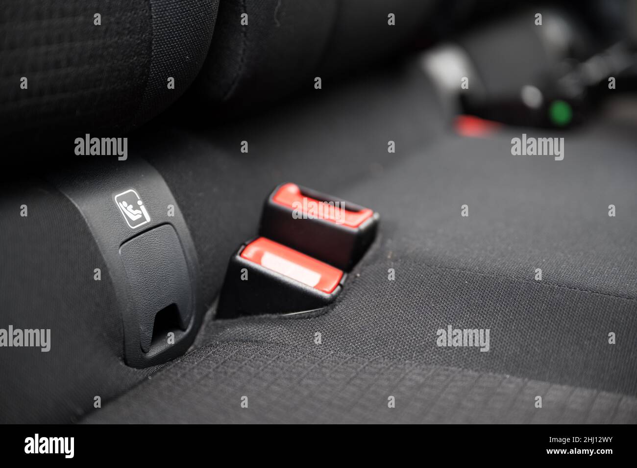 Installing ISOFIX Baby and Child Car Seat for safety and to comply with ...