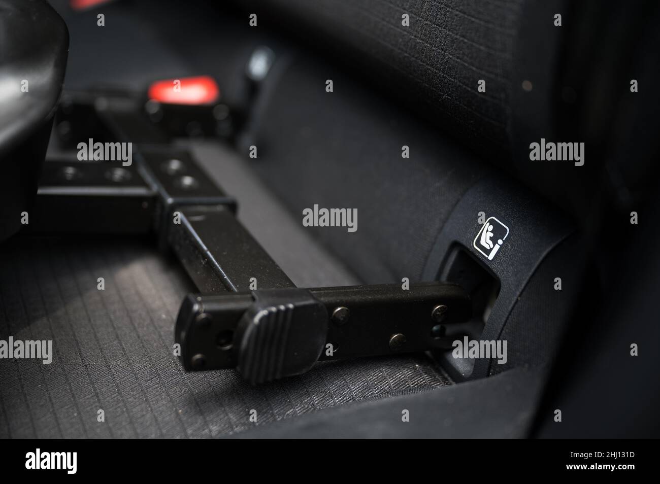 Installing ISOFIX Baby and Child Car Seat for safety and to comply with ...