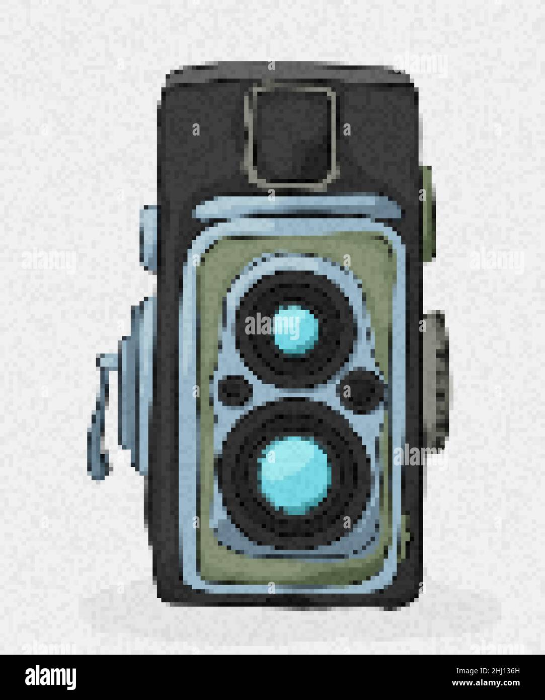 Pixels film Stock Vector Images - Alamy