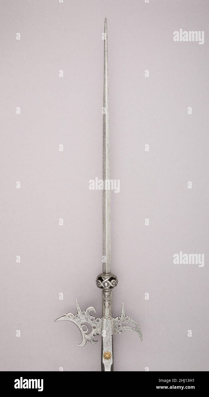 Halberd ca. 1585 Italian. Halberd. Italian. ca. 1585. Steel, wood ...