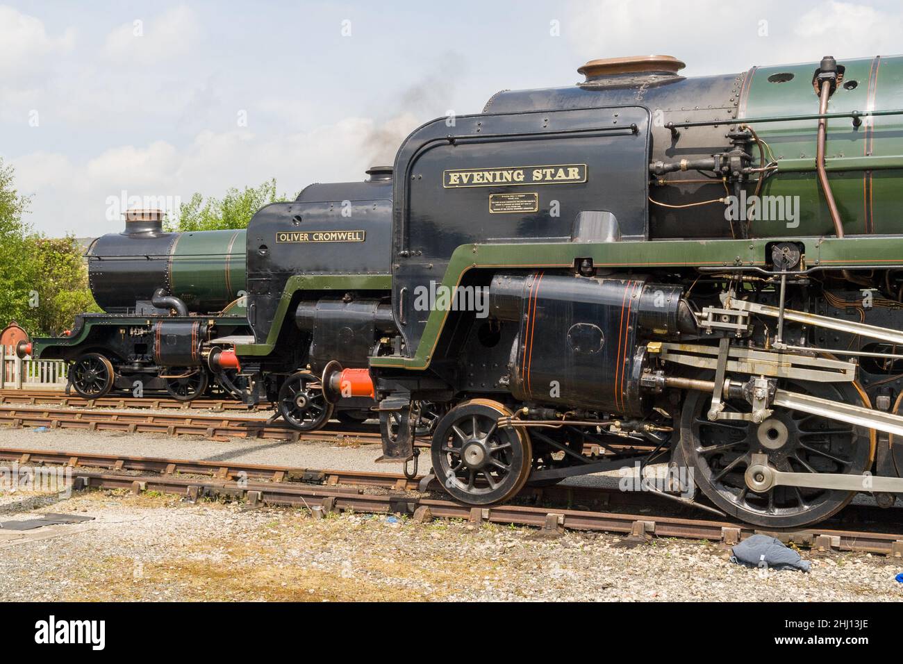 Evening star locomotive hi-res stock photography and images - Alamy