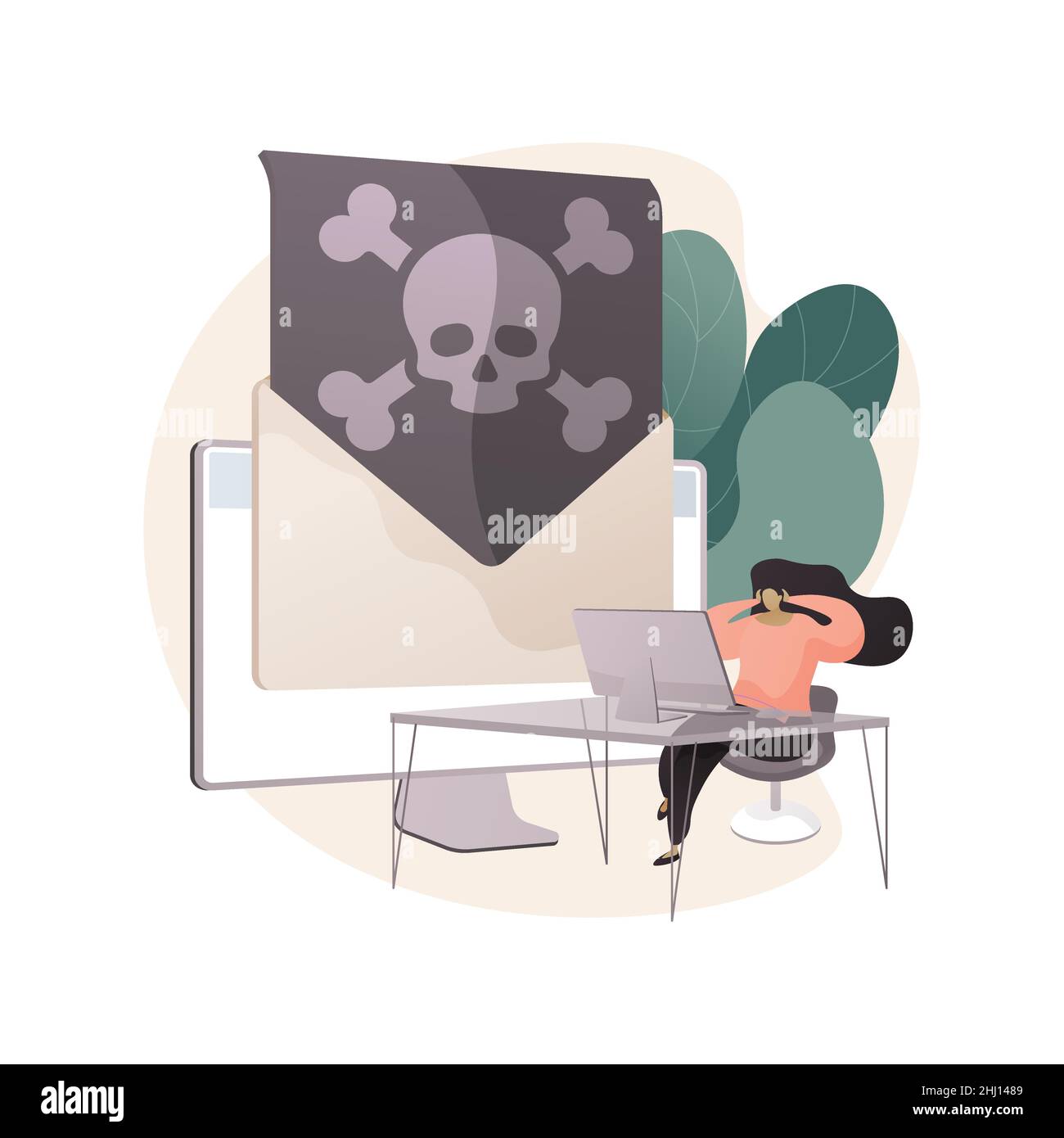 Malware abstract concept vector illustration Stock Vector Image & Art ...