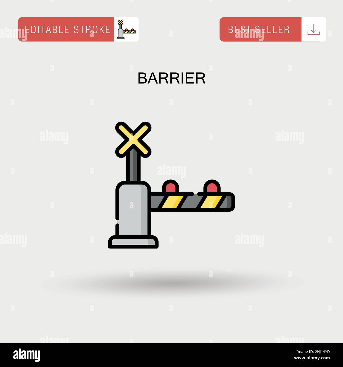 Water safety barrier Stock Vector Images - Alamy