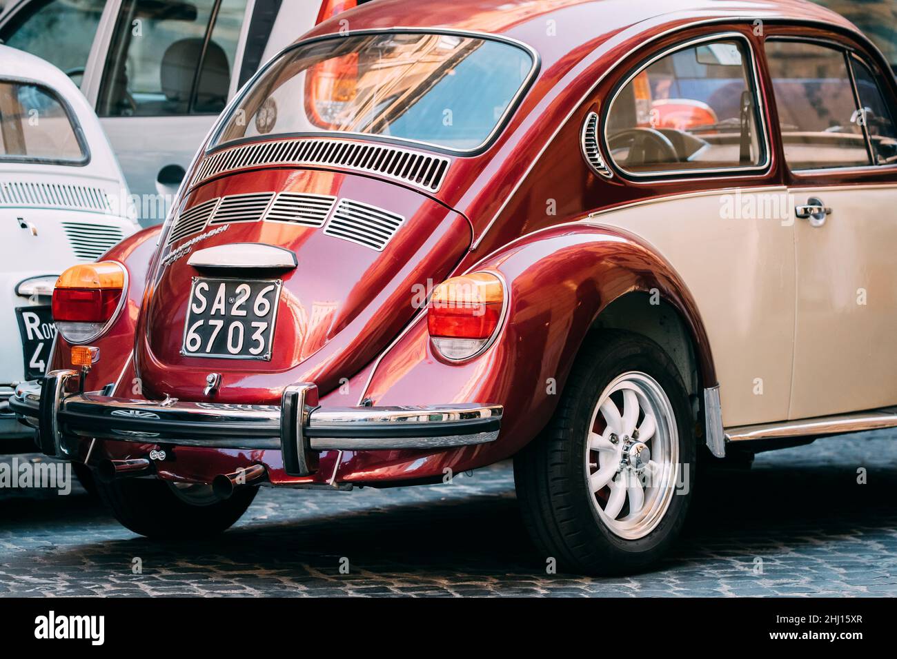 Vw bug car back hi-res stock photography and images - Alamy