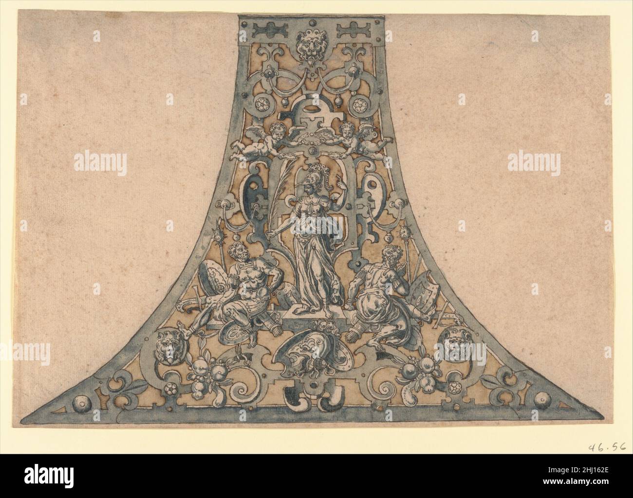 Design for a Powder Flask ca. 1540–90 Anonymous, German, 16th century ...