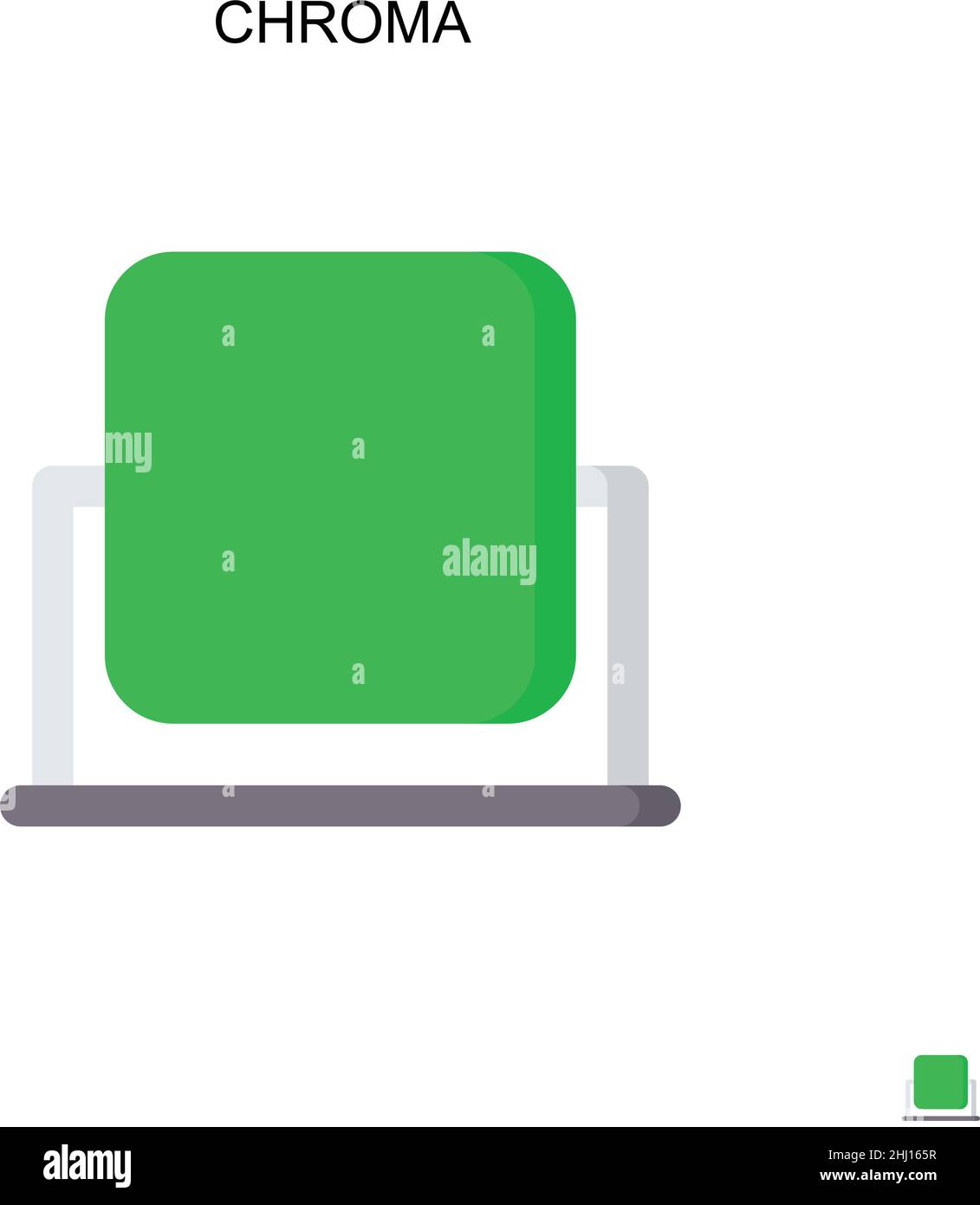 Chroma Simple vector icon. Illustration symbol design template for web ...