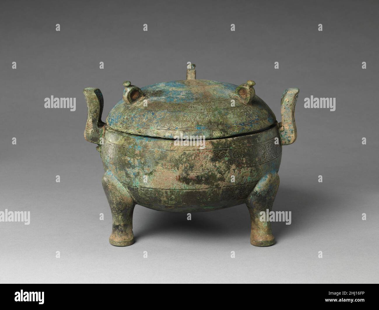 Ritual Tripod Cauldron with Cover (Ding) 5th–4th century B.C. China ...