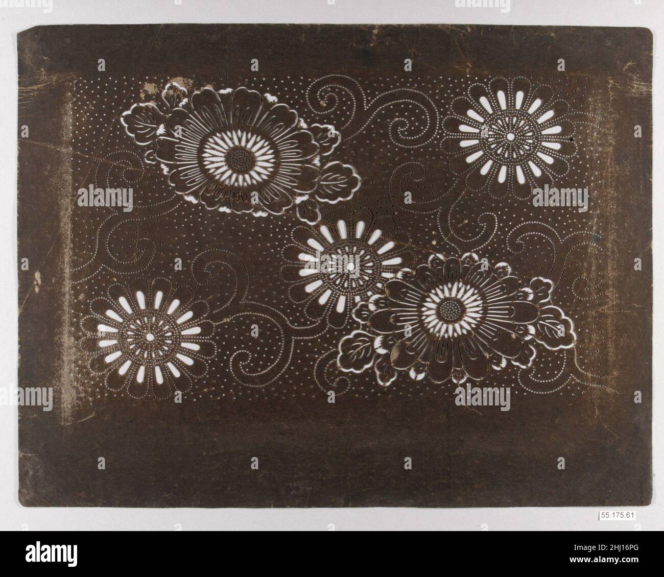 Stencil 19th century Japan. Stencil. Japan. 19th century. Paper ...