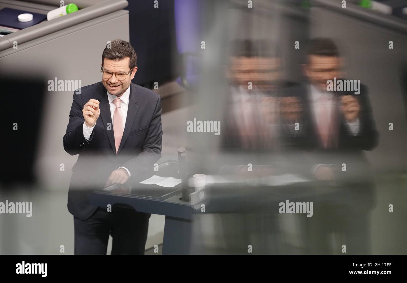 Berlin, Germany. 26th Jan, 2022. Marco Buschmann (FDP), Federal ...