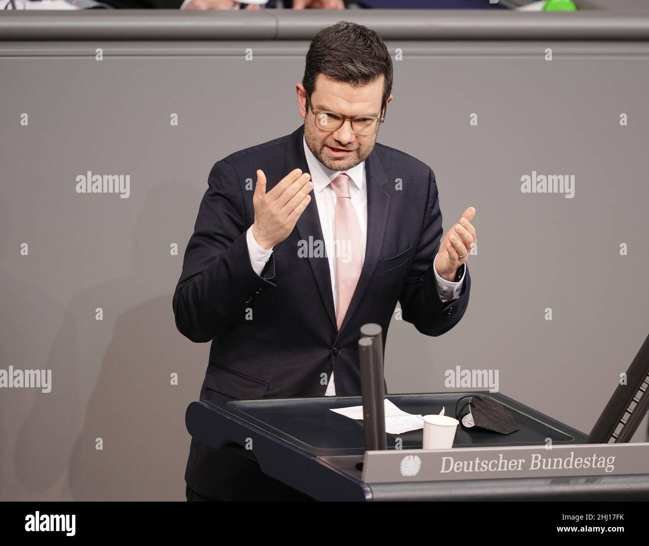 Berlin, Germany. 26th Jan, 2022. Marco Buschmann (FDP), Federal ...
