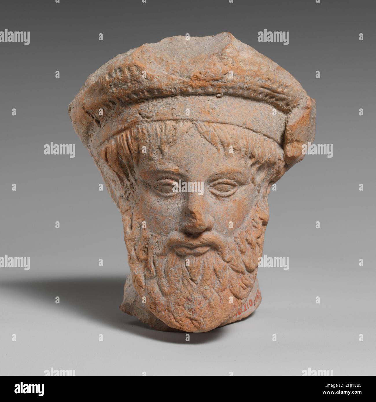 Terracotta head of a man 4th century B.C. Greek, South Italian ...