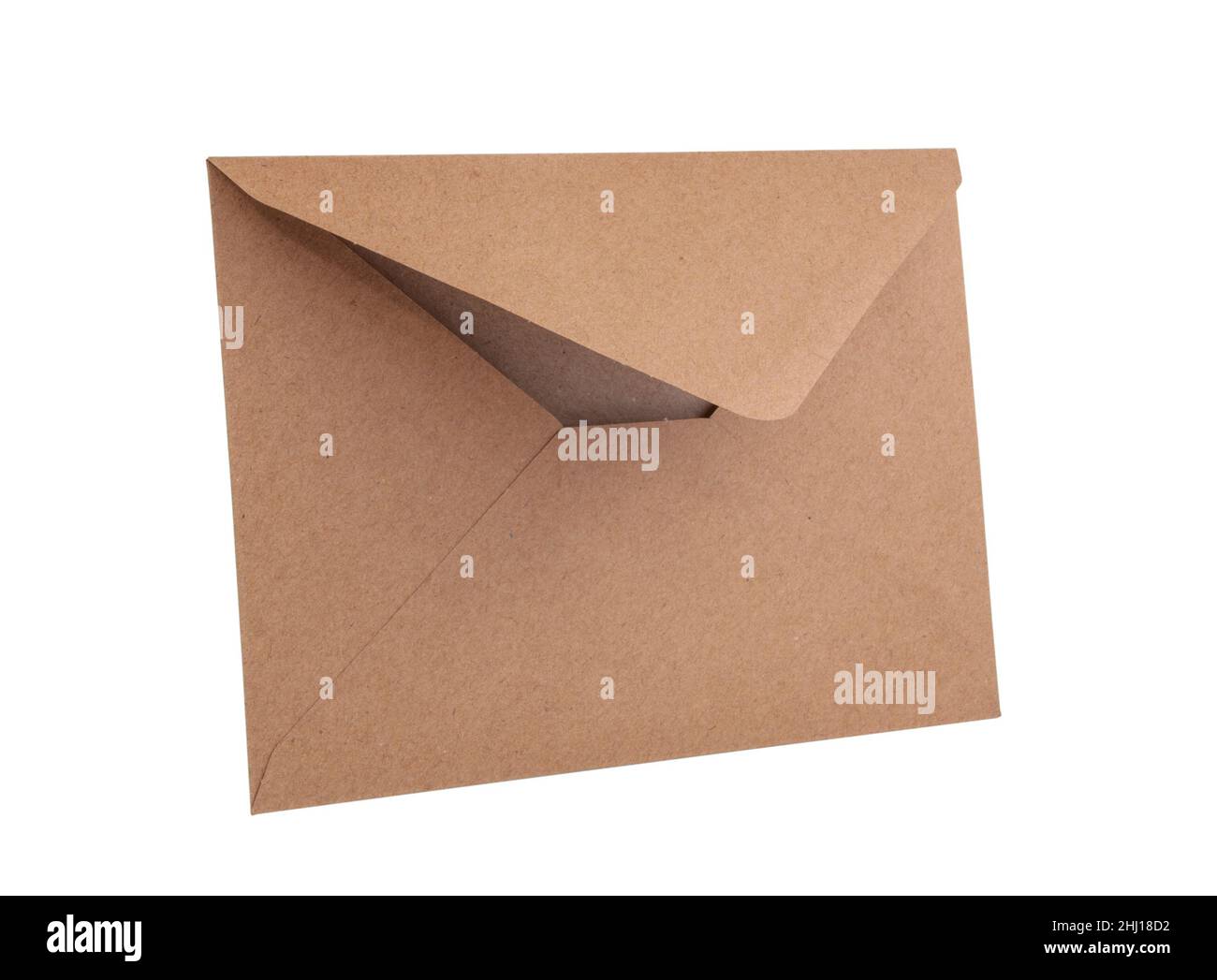 White open envelope kraft Cut Out Stock Images & Pictures - Alamy