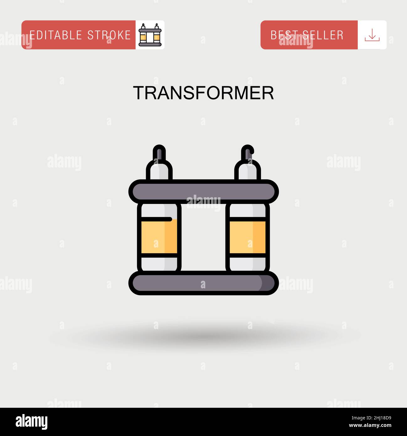 Transformer Simple vector icon Stock Vector Image & Art - Alamy