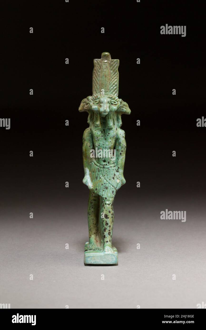 God with four ram heads facing in four directions, probably Khnum 664 ...