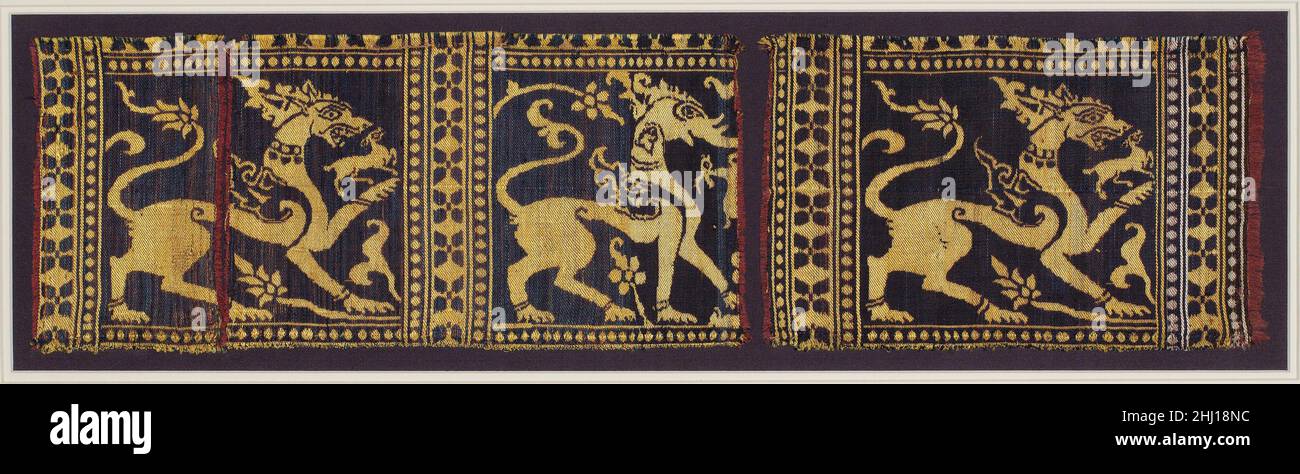 Textile Fragments 15th–16th century This silk textile composed of ...