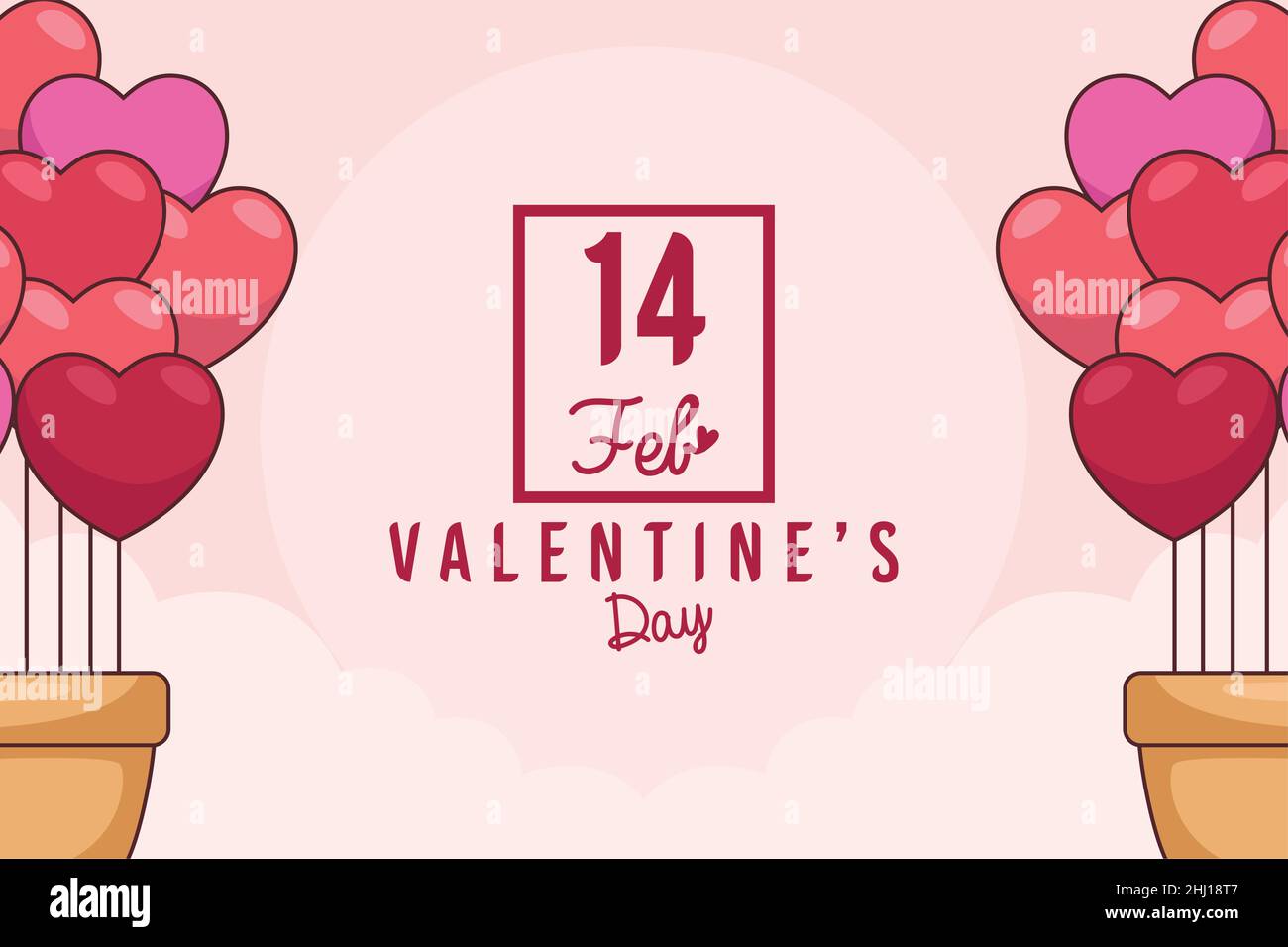 14 february balloons air hot Stock Vector Image & Art - Alamy