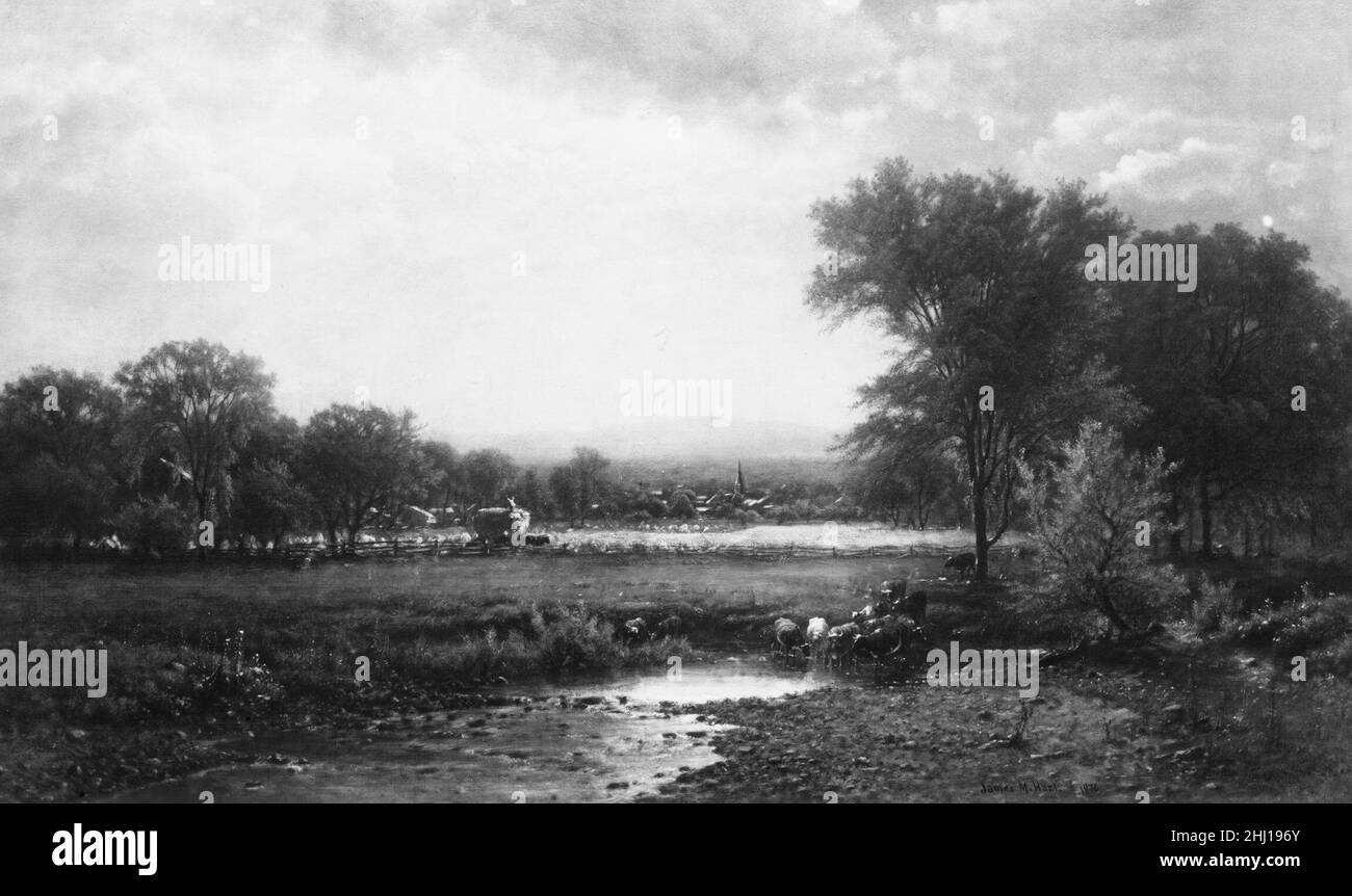 1800s rural scene Black and White Stock Photos & Images - Alamy