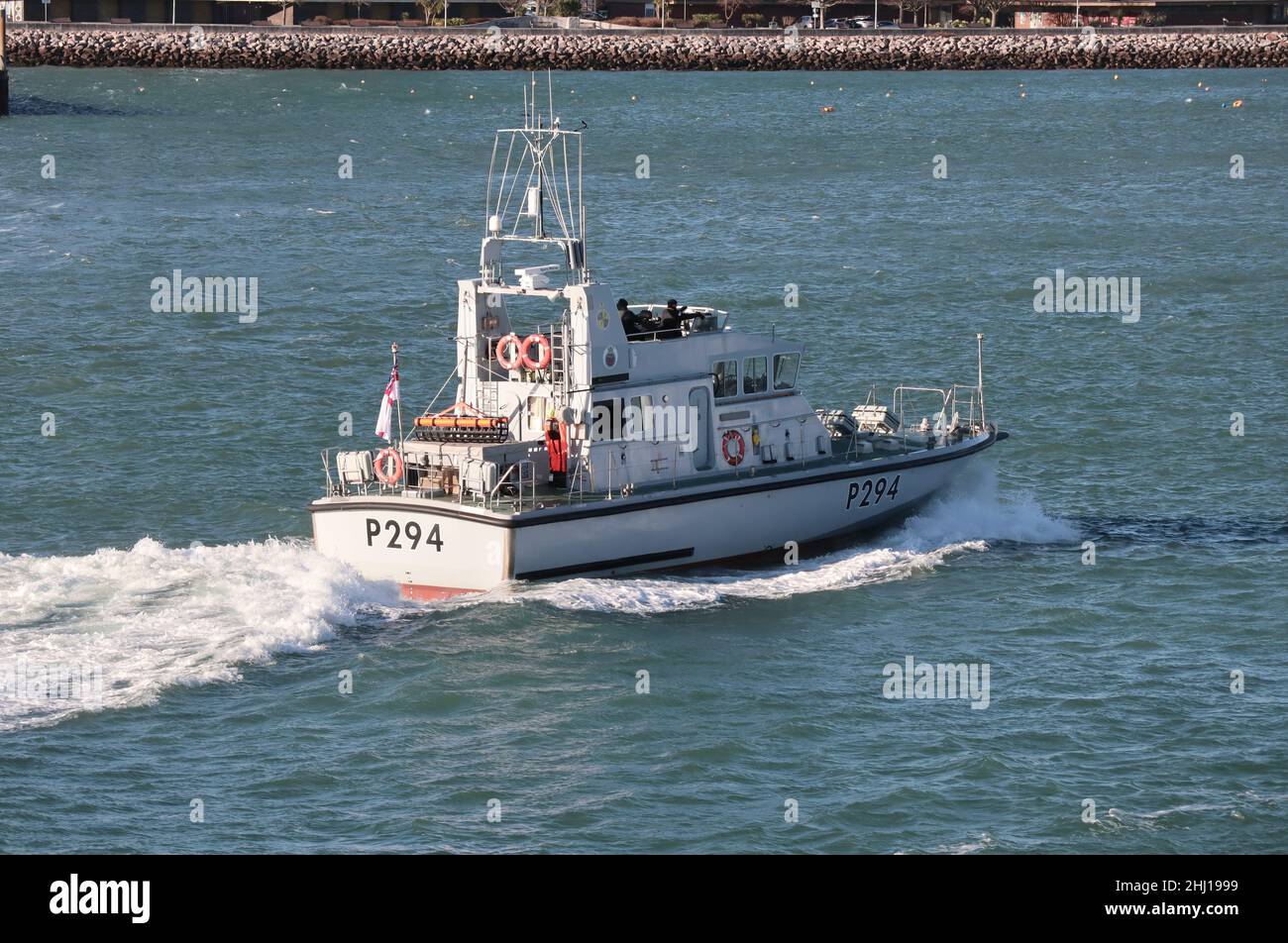 The Royal Navy Archer class P2000 Fast Training Boat HMS TRUMPETER ...