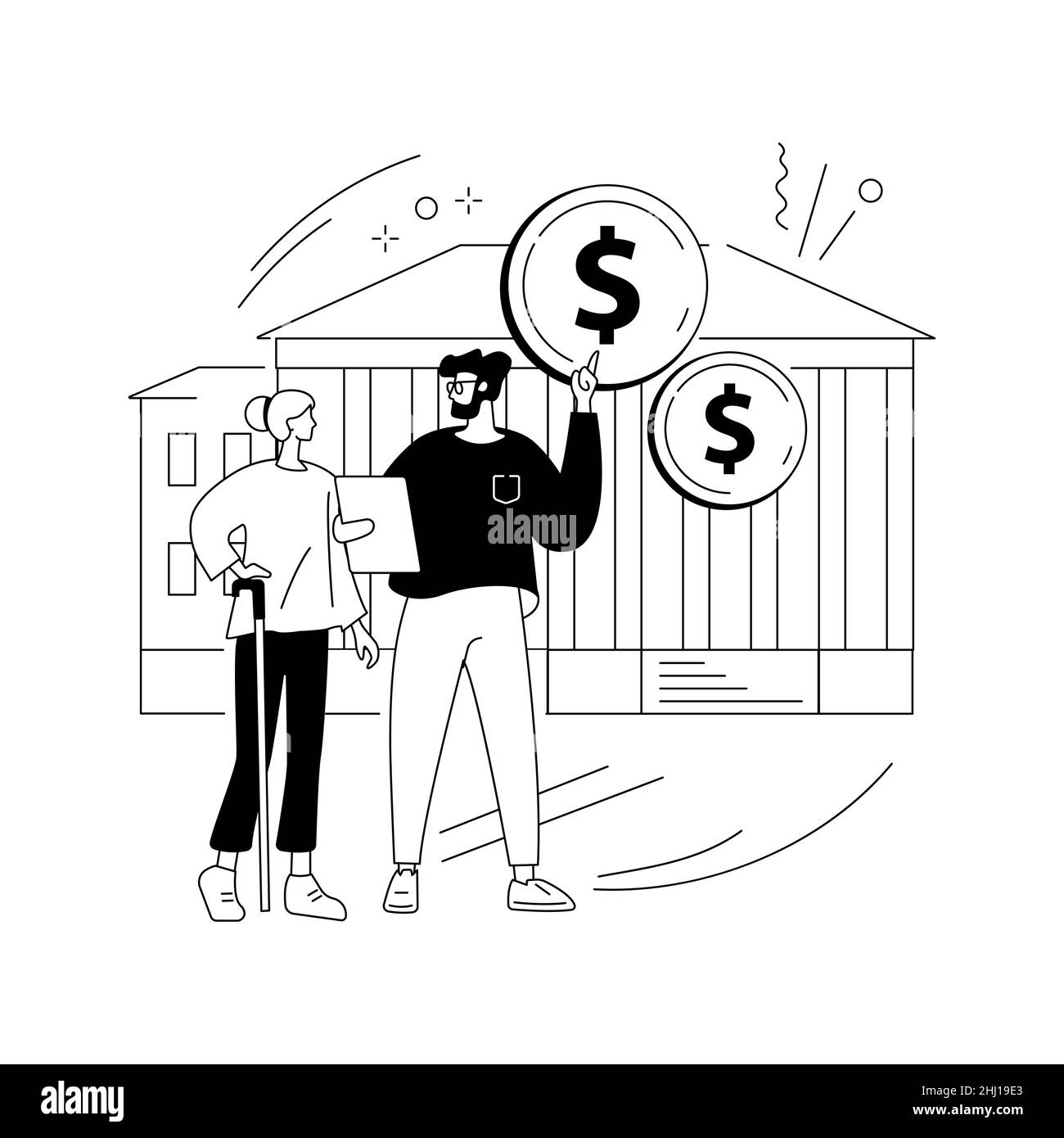 Retirement investments abstract concept vector illustration Stock ...