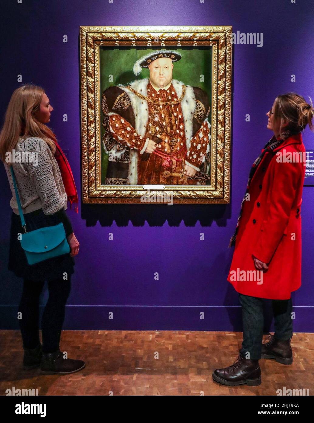 Bath, Somerset, 26 January 2022 Henry the VIII, After Hans Holbein the ...
