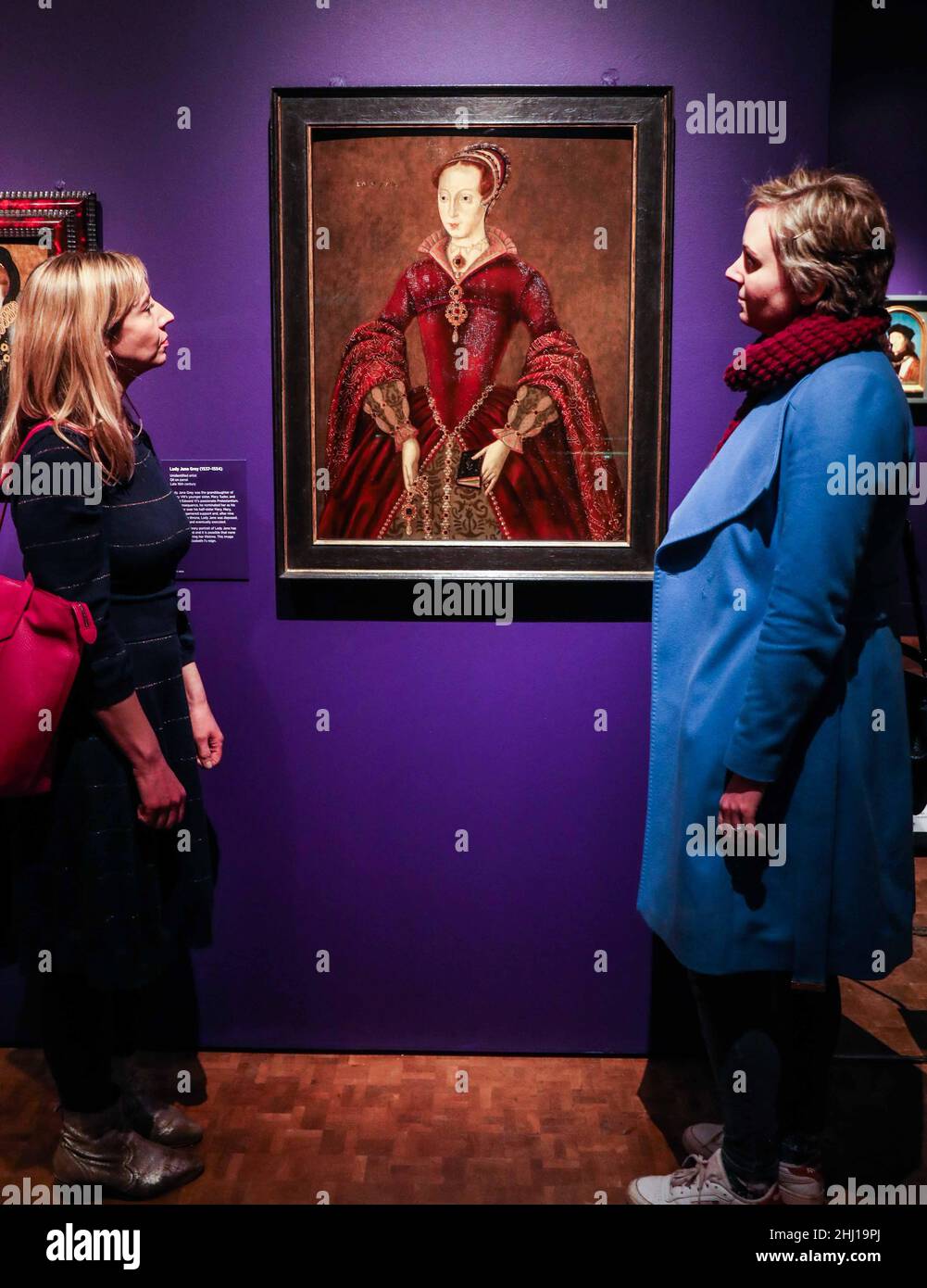 Bath, Somerset, 26 January 2022 Lady Jane Grey,Oil on Oak Panel The ...